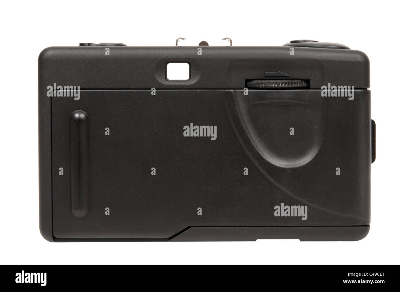 Backside of a disposable camera isolated on white background Stock ...