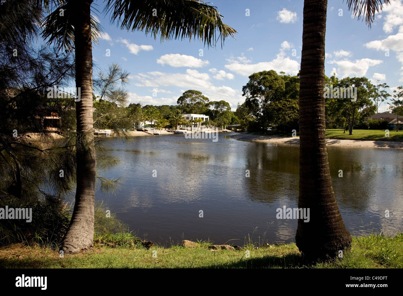 Noosa estuary, Noosa, Queensland Stock Photo - Alamy