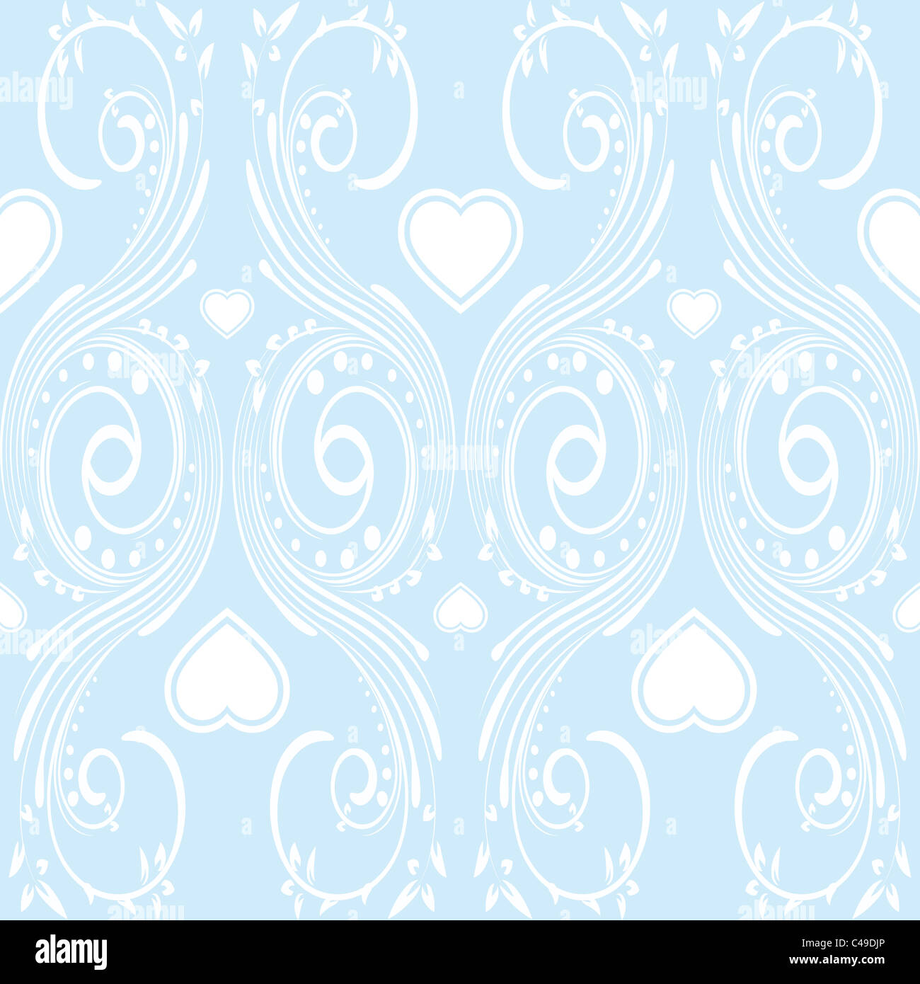 Beautiful and abstract seamless floral patten Stock Photo - Alamy