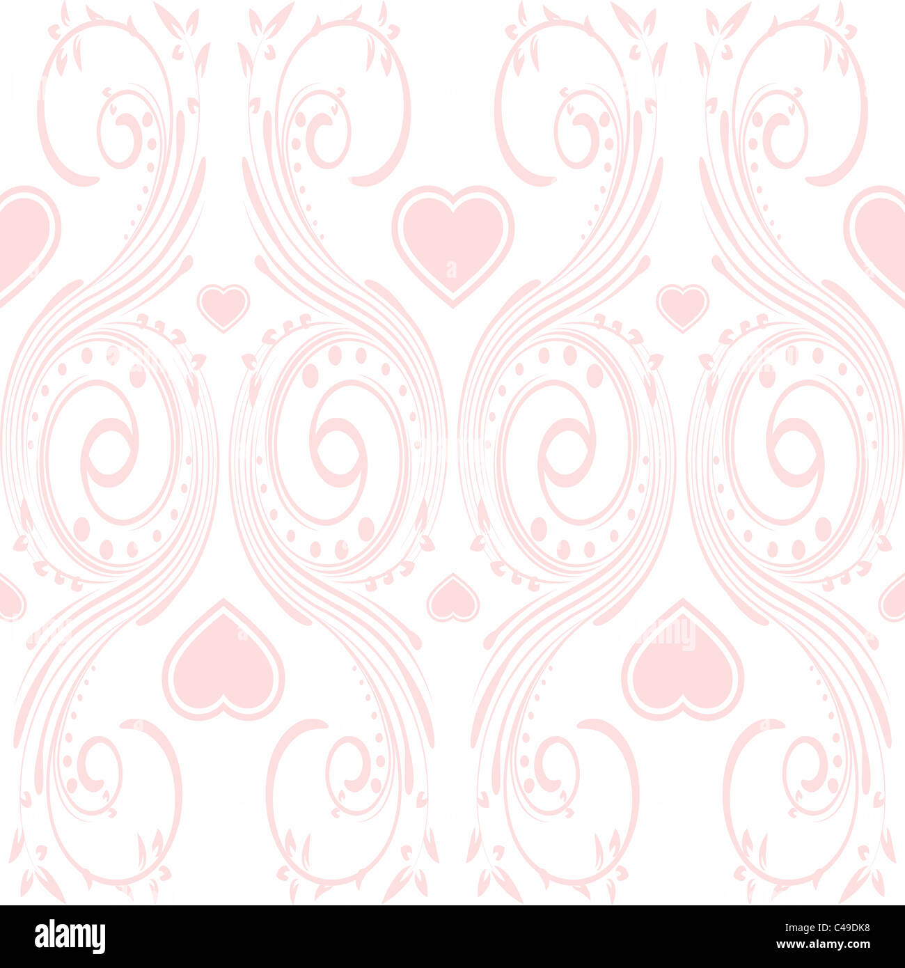 Beautiful and abstract seamless floral patten Stock Photo - Alamy