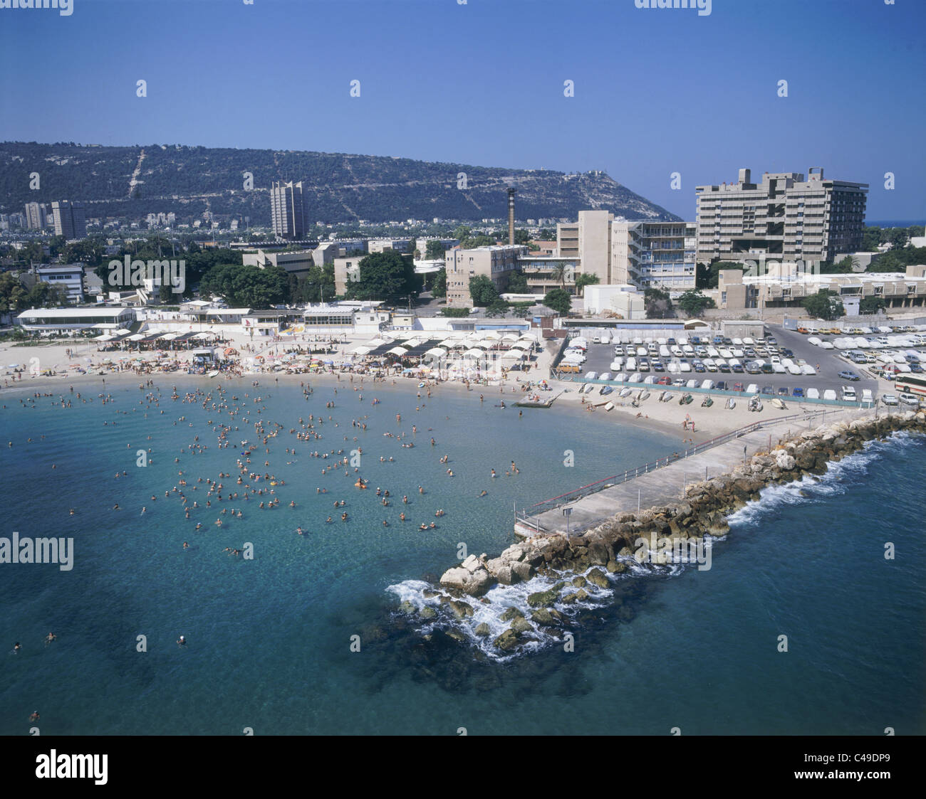Aerial view of haifa's coastline Stock Photo - Alamy