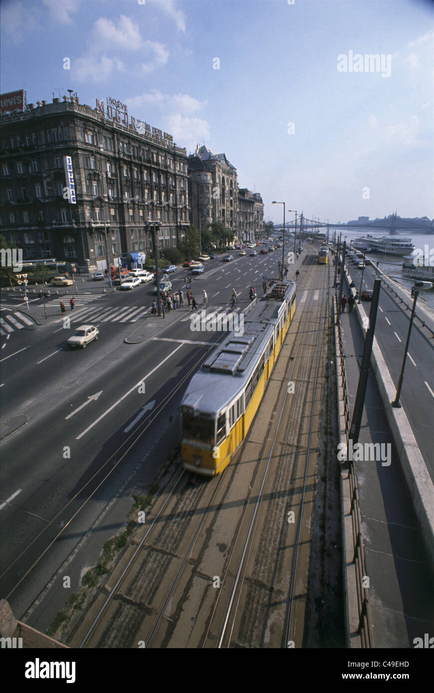 Photograph of the Tram of Budapest Stock Photo - Alamy