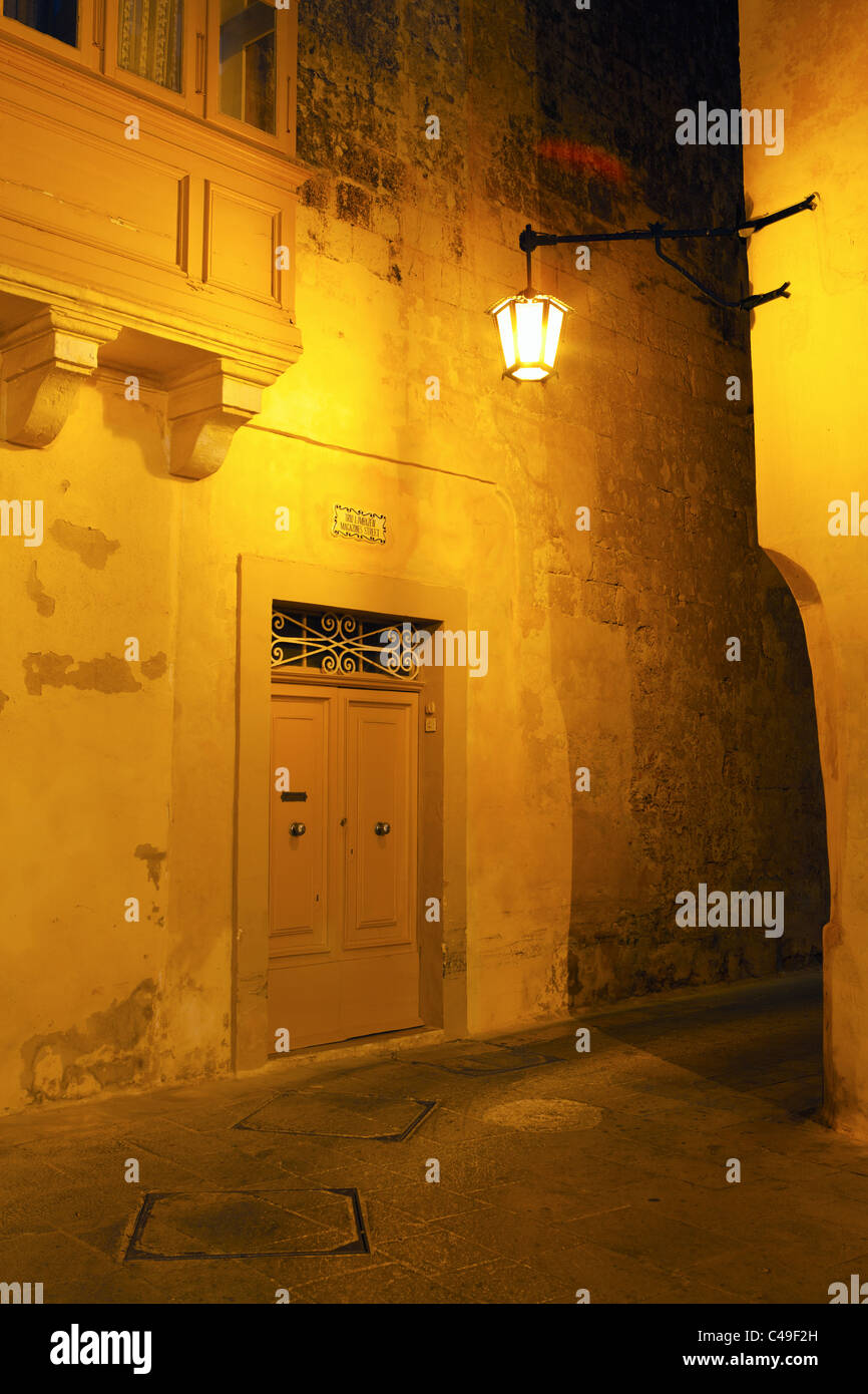 Mdina night malta hi-res stock photography and images - Alamy