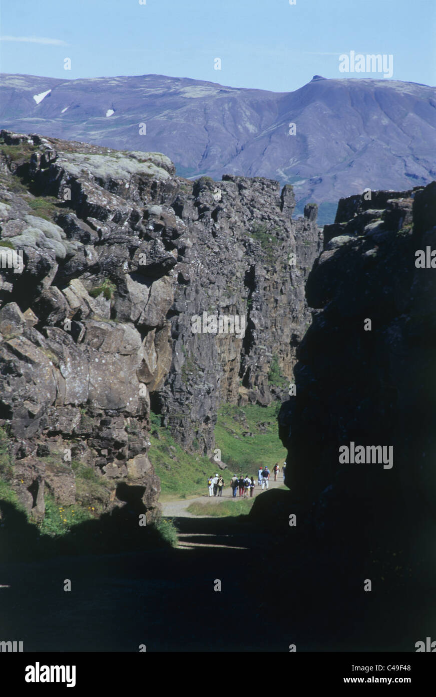 Photograph of a valley in Iceland Stock Photo - Alamy