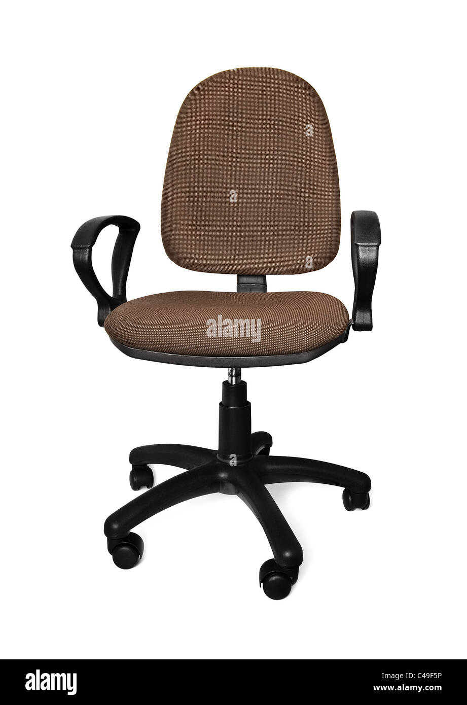 office chair is isolated on white Stock Photo - Alamy