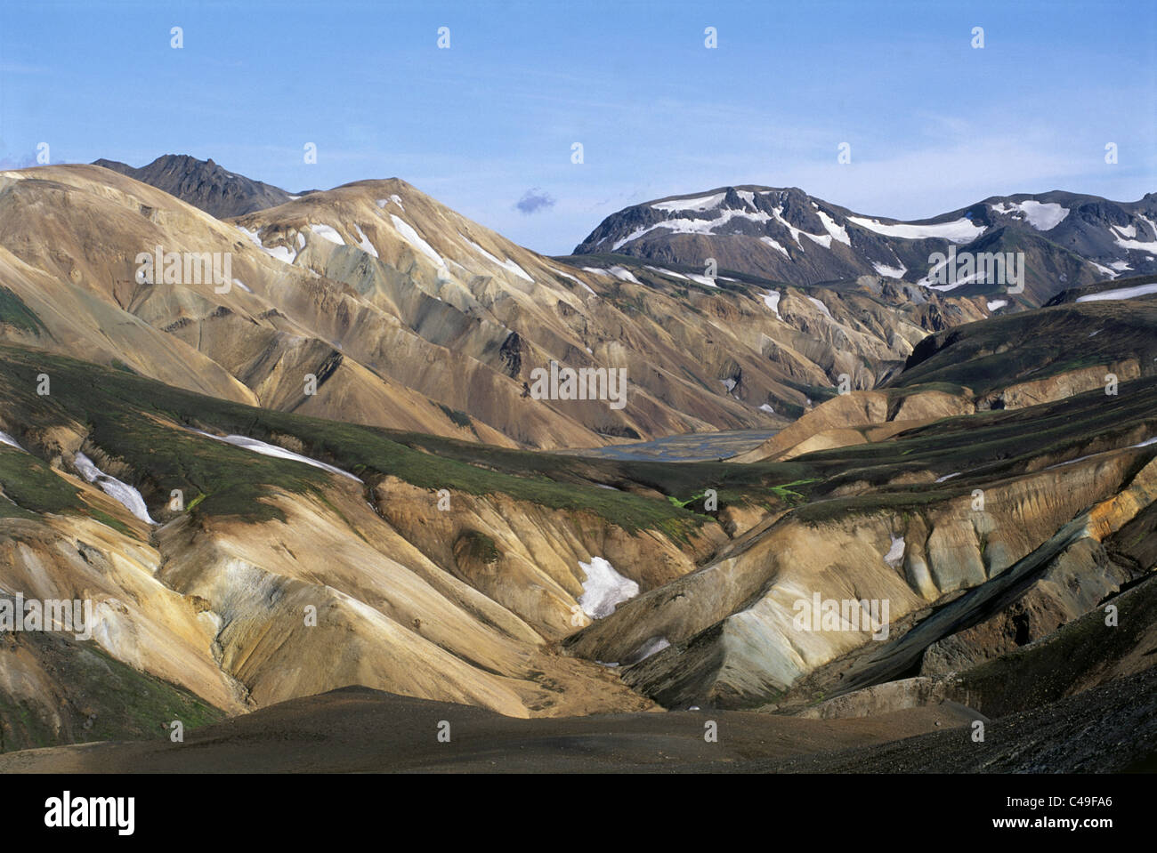 Photograph of a ravine in Iceland Stock Photo - Alamy