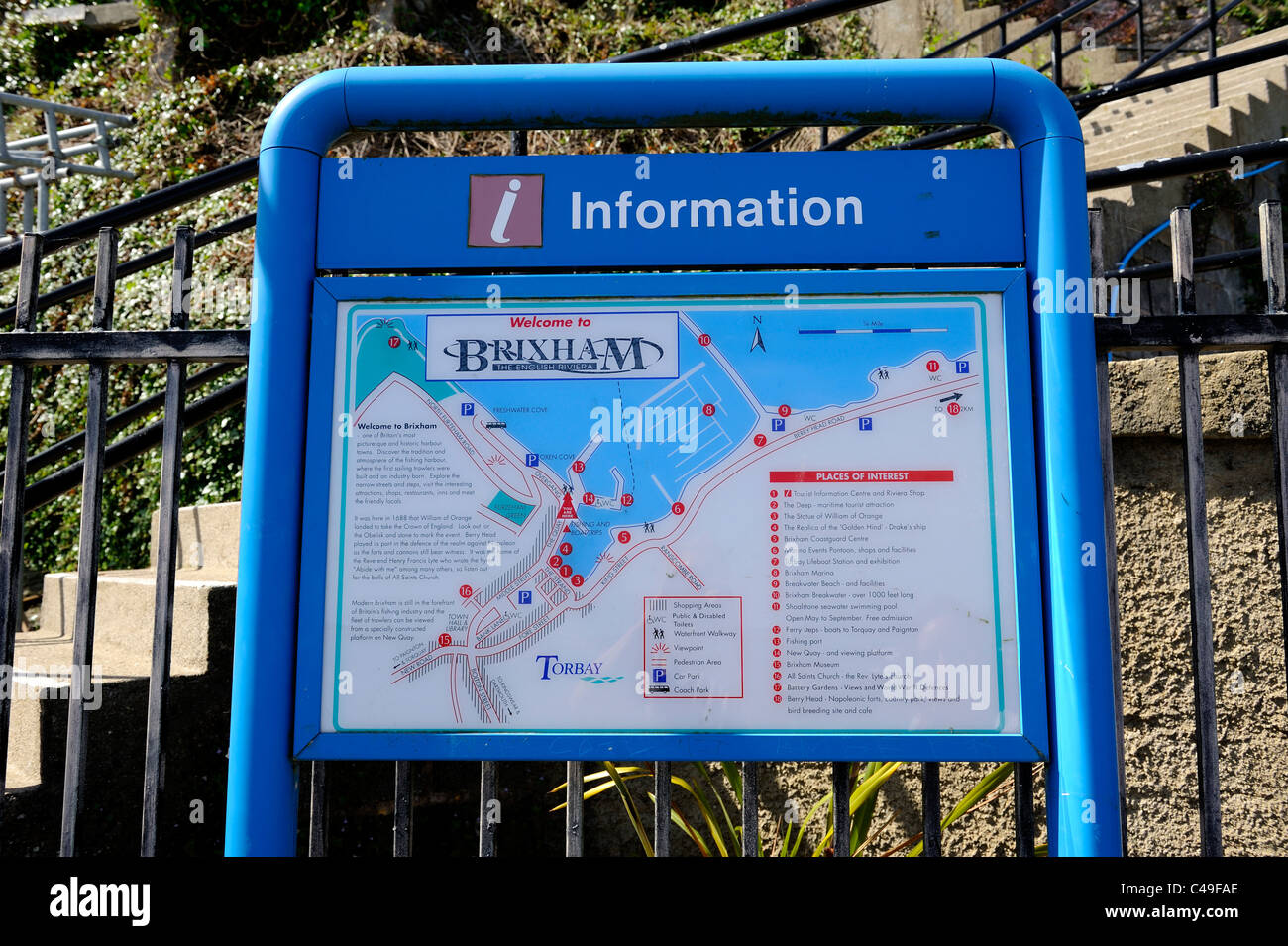 Brixham tourist information hi-res stock photography and images - Alamy
