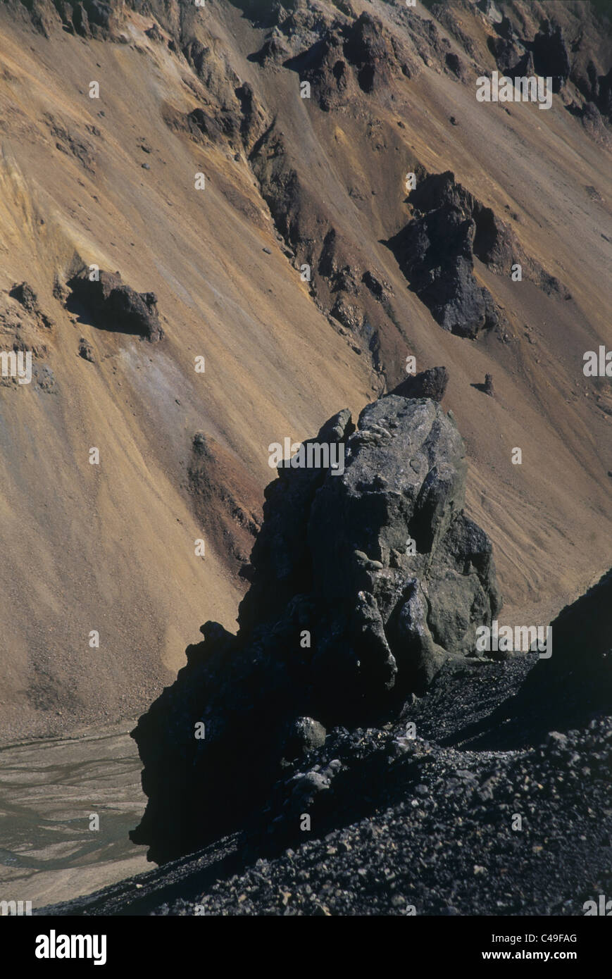 Photograph of a ravine in Iceland Stock Photo - Alamy