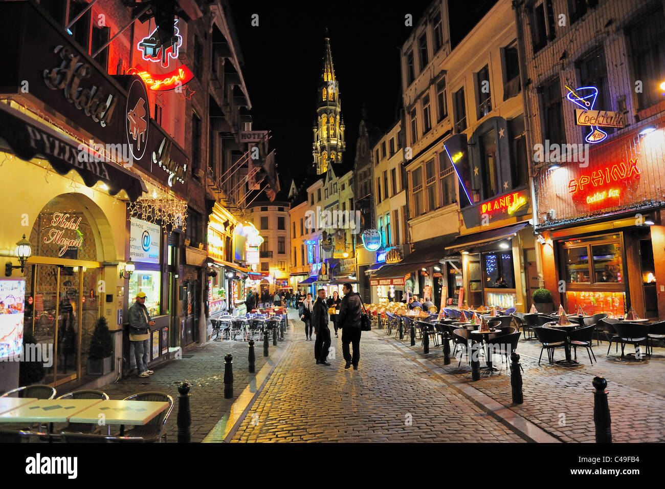 Brussels belgium bars hi-res stock photography and images - Alamy
