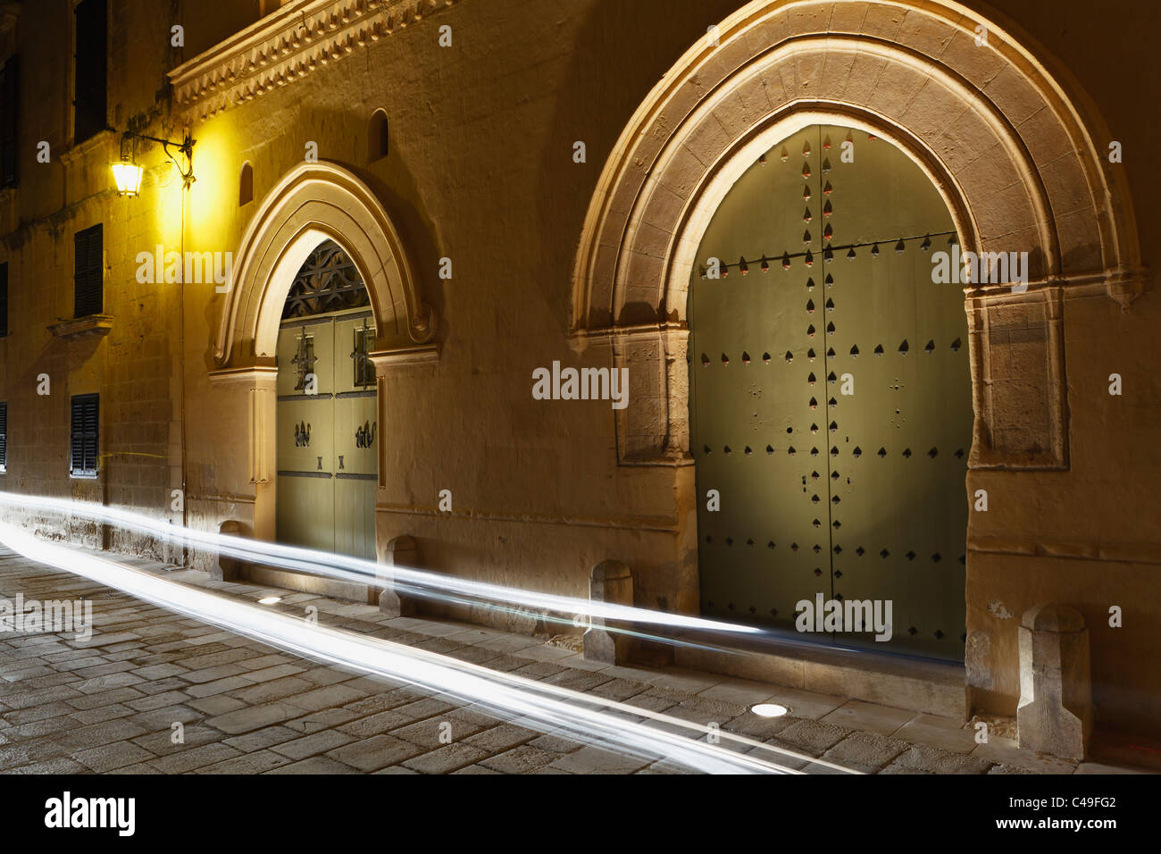 Night Scene, Mdina, Malta Stock Photo - Alamy