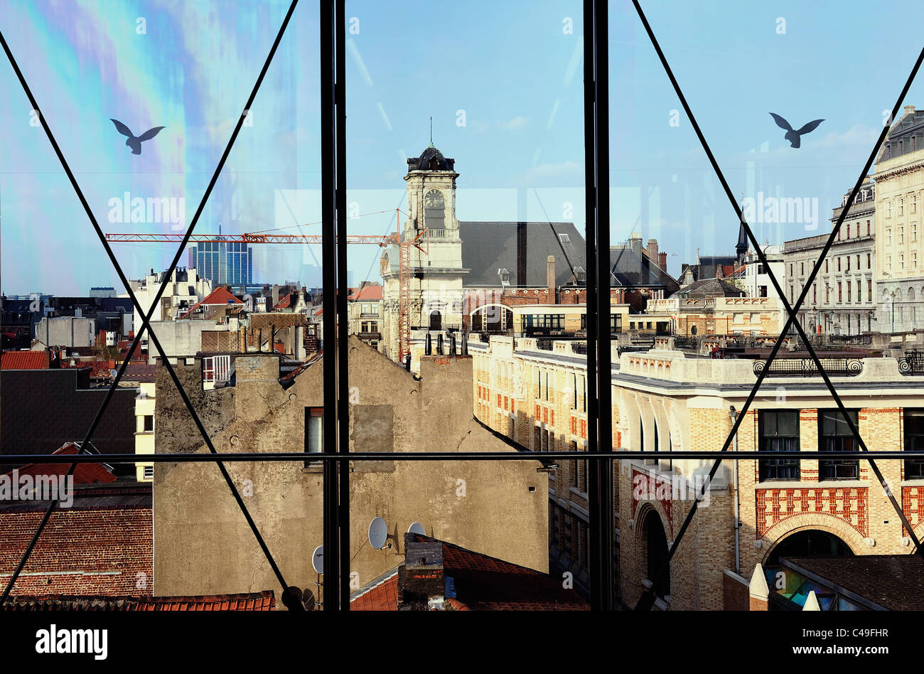 View from a Brussels window Stock Photo - Alamy