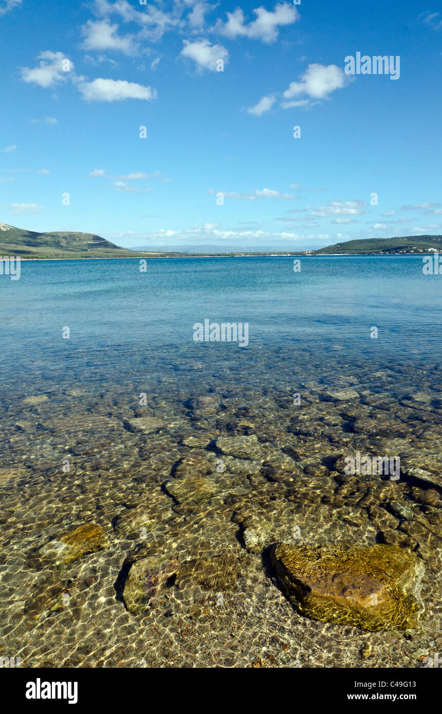 Alghero beach, Sardinia, Italy Stock Photo - Alamy