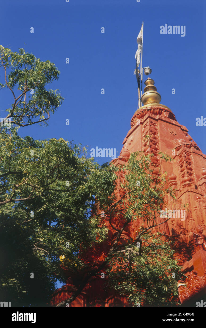 Photograph of an old Indian shrine in Pushkar India Stock Photo - Alamy
