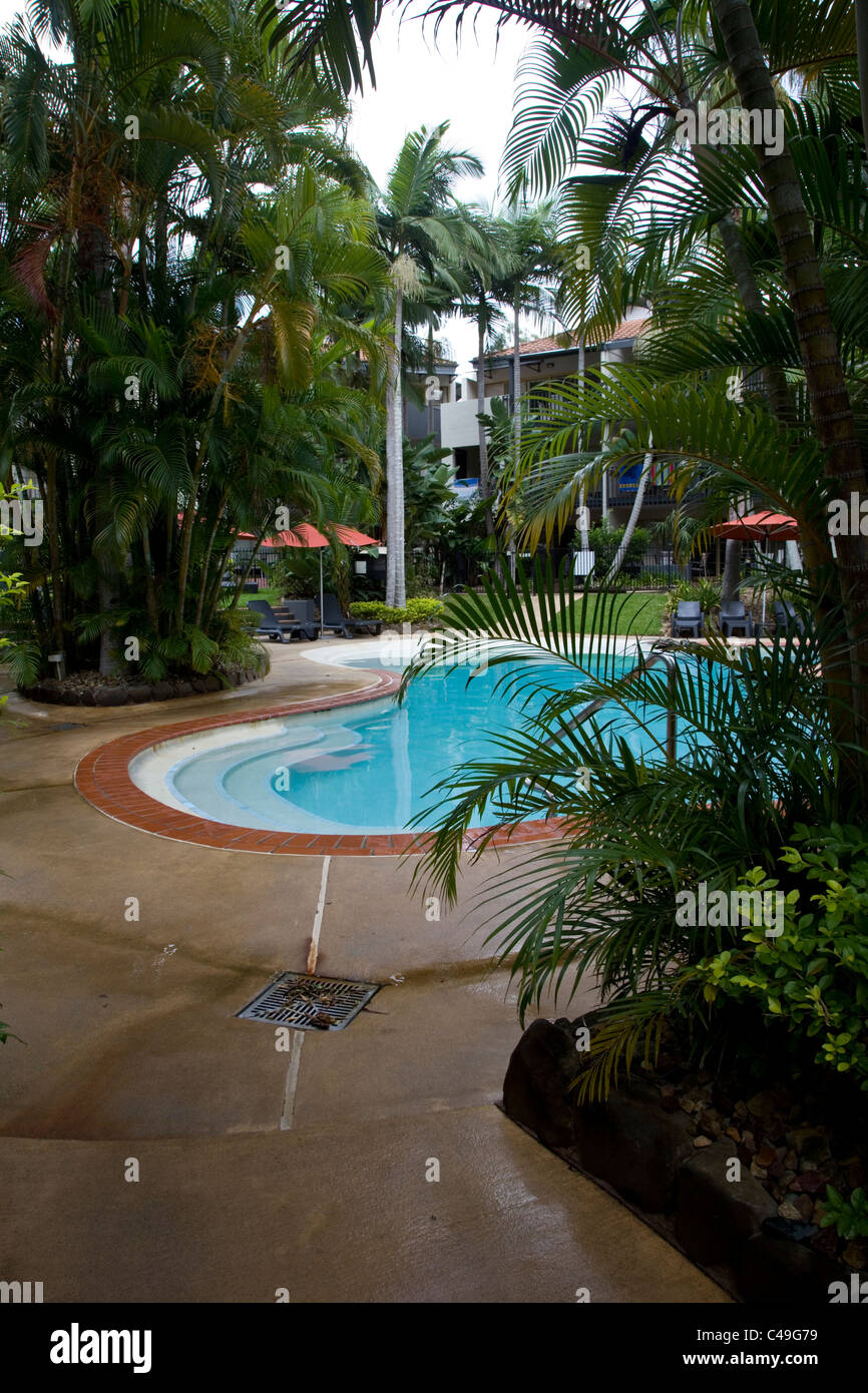 Swimming Pool in a Holiday complex Stock Photo - Alamy