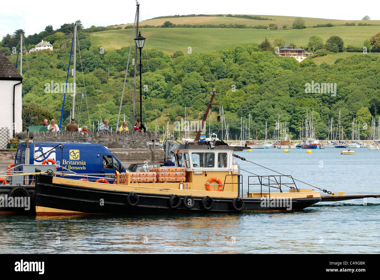 car ferry dartmouth devon england uk Stock Photo - Alamy