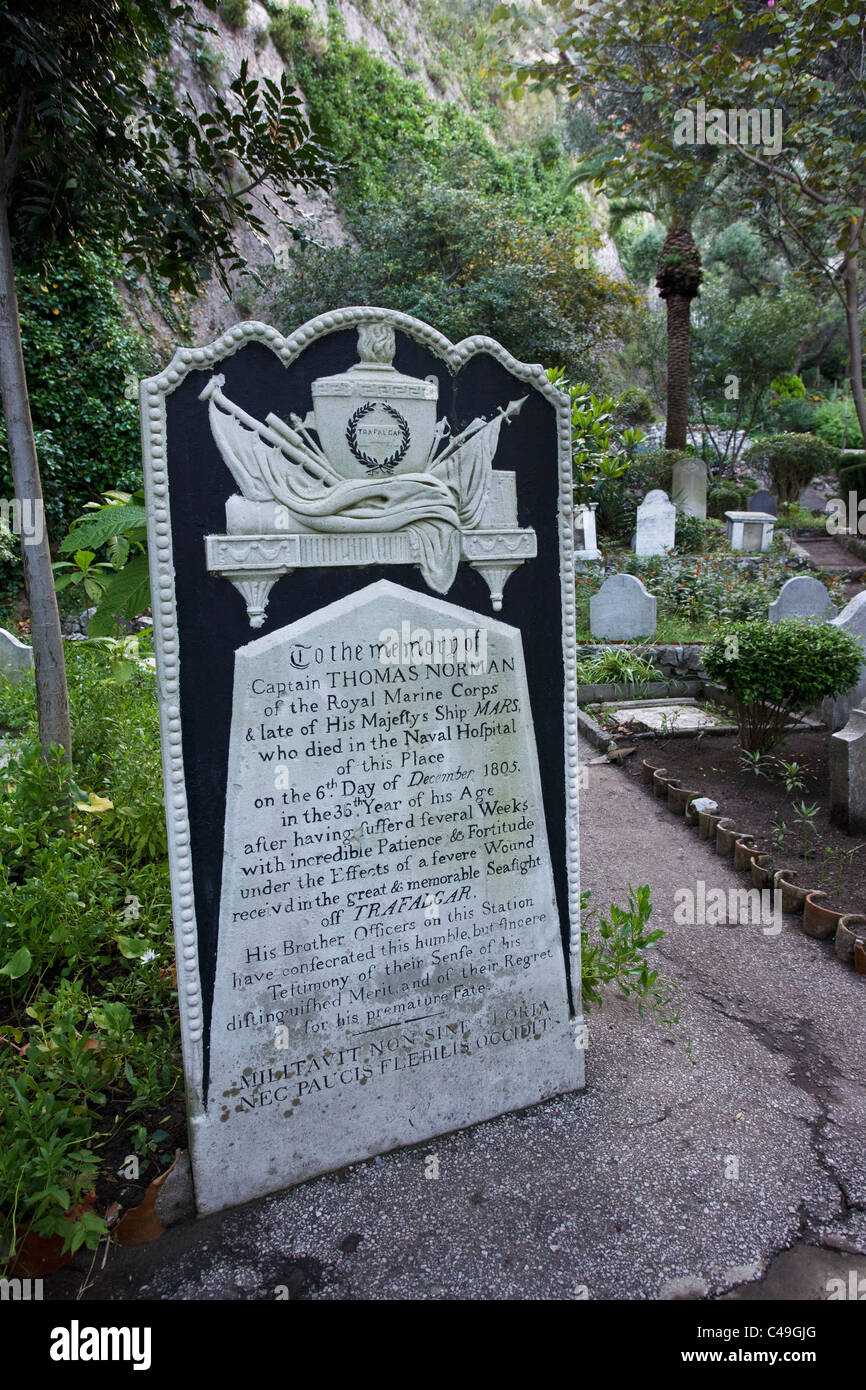 Trafalgar cemetery gibraltar hi-res stock photography and images - Alamy