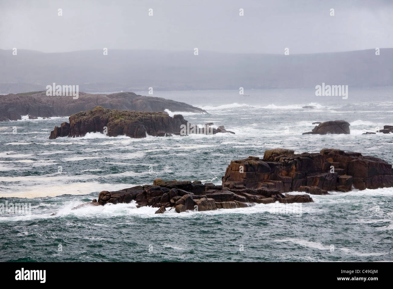 Photograph of the Atlantic ocean and the cliffs of Ireland Stock Photo ...