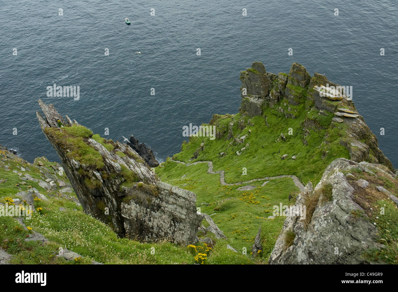 Photograph of a cliff in Ireland Stock Photo - Alamy