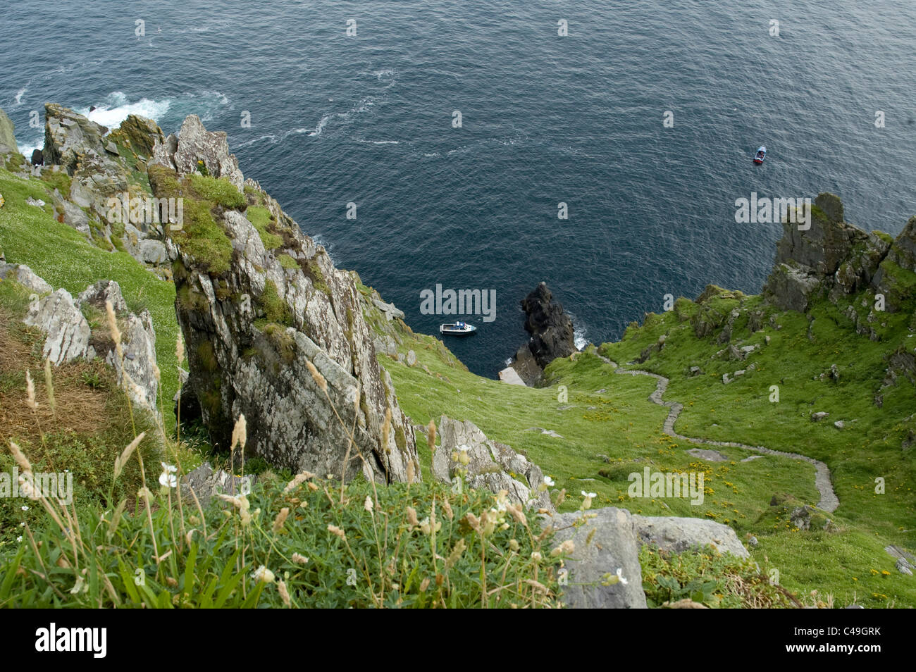 Photograph of a cliff in Ireland Stock Photo - Alamy