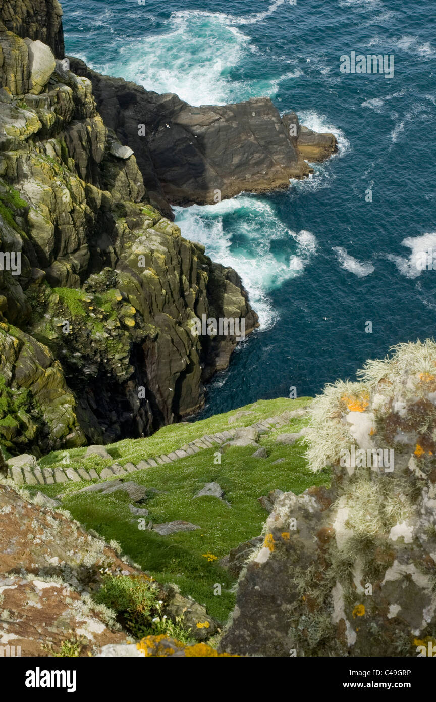 Photograph of the Irish coastline Stock Photo - Alamy