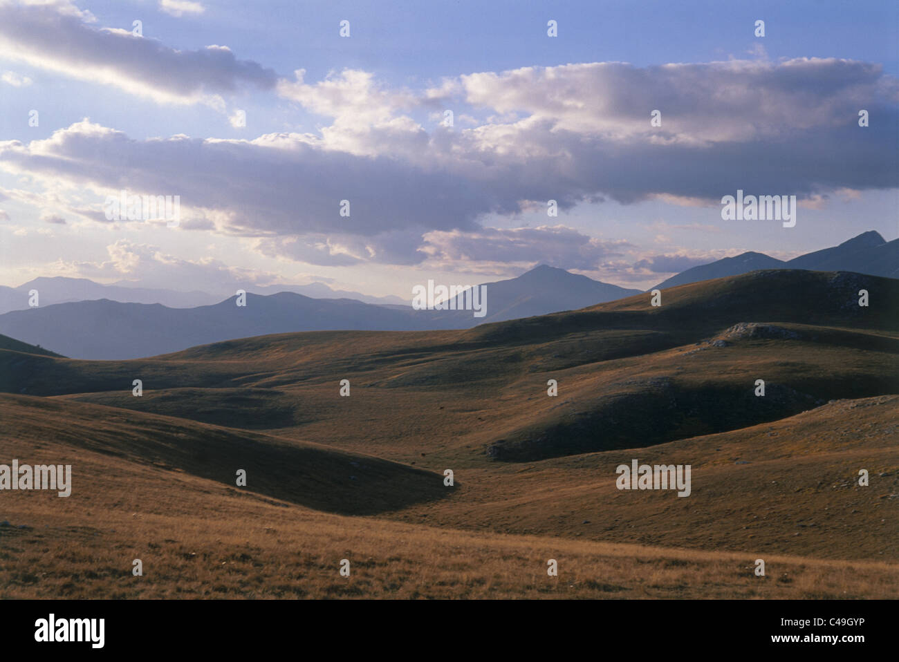 Photograph of a valley in Italy Stock Photo - Alamy