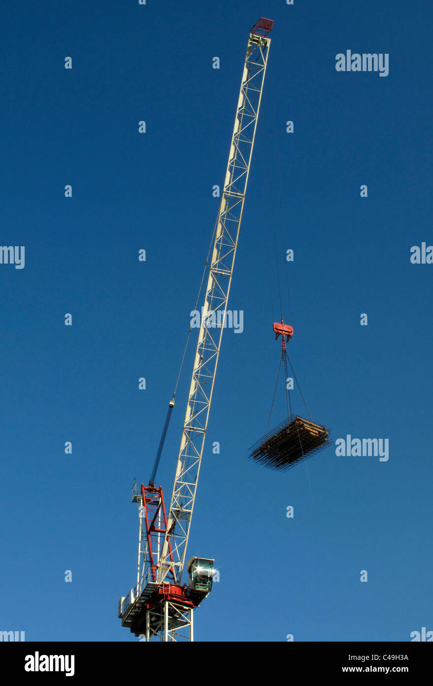 Crane on a construction site Stock Photo - Alamy