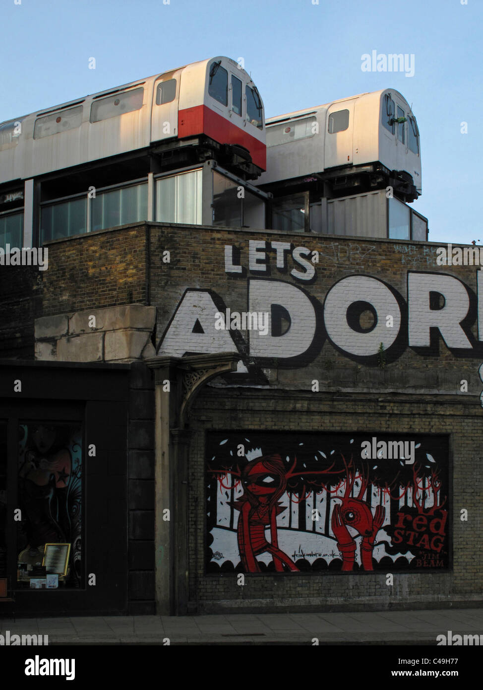 Village Underground, Shoreditch, London Stock Photo - Alamy