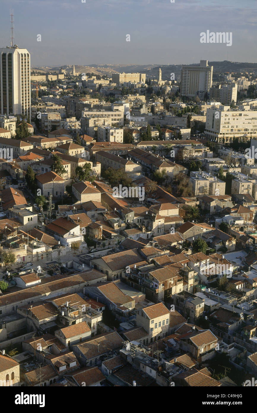 Aerial photograph of the modern city of Jerusalem Stock Photo - Alamy