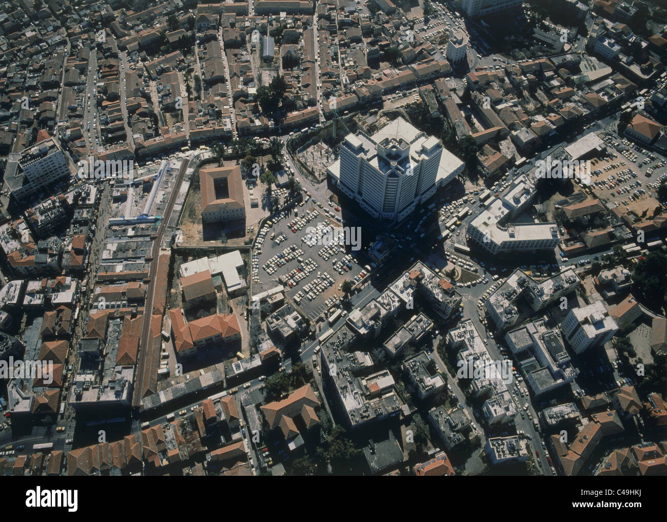 Aerial photograph of modern Jerusalem Stock Photo - Alamy