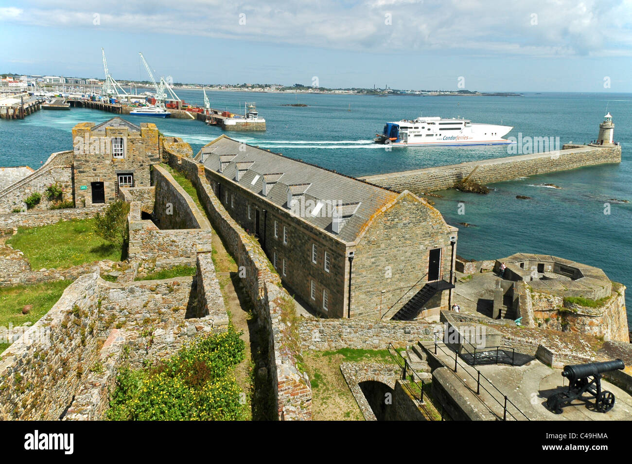 Castle Cornet St Peter Port Guernsey, Channel islands Stock Photo - Alamy