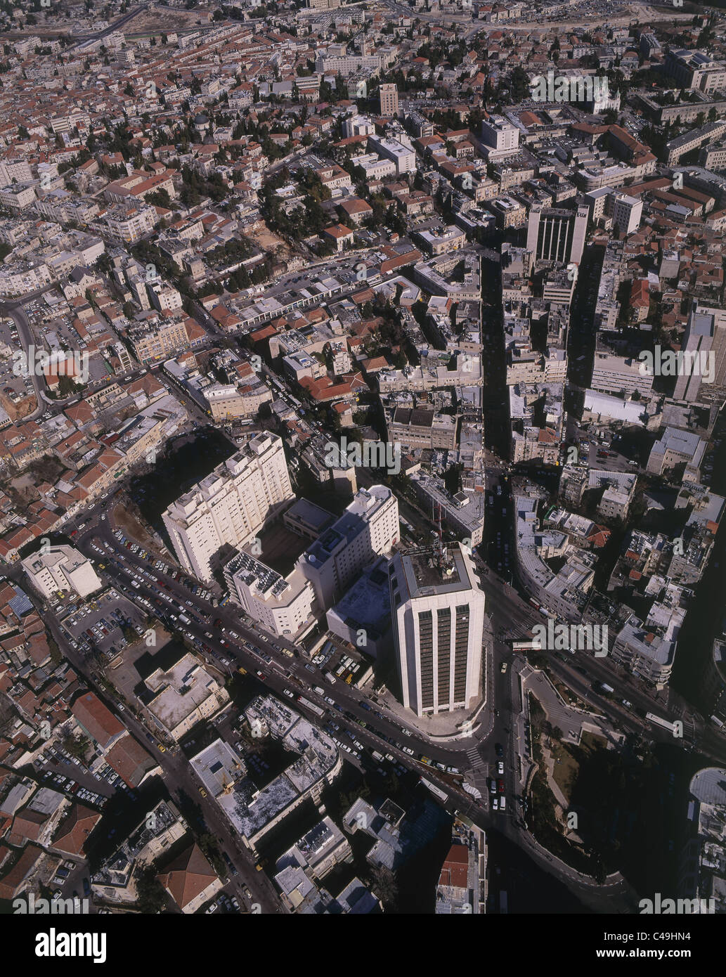 Aerial photograph of the modern city of Jerusalem Stock Photo - Alamy