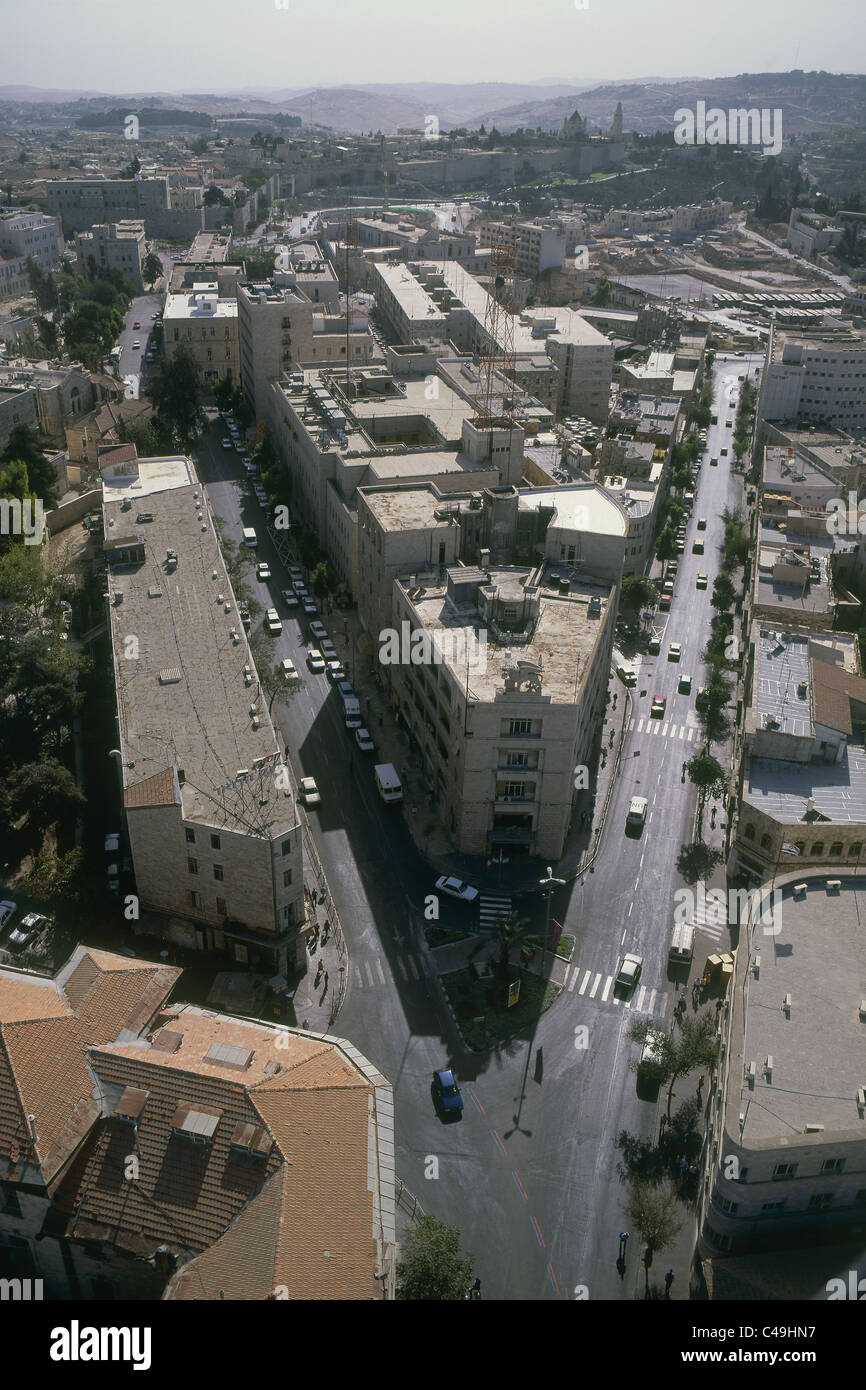 Aerial photograph of the modern city of Jerusalem Stock Photo - Alamy