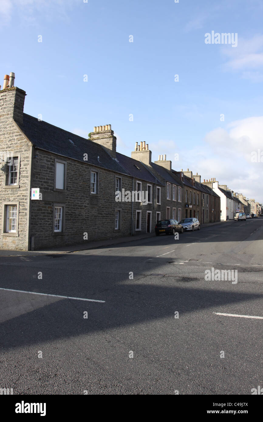 Thurso street scene Caithness Scotland May 2011 Stock Photo - Alamy