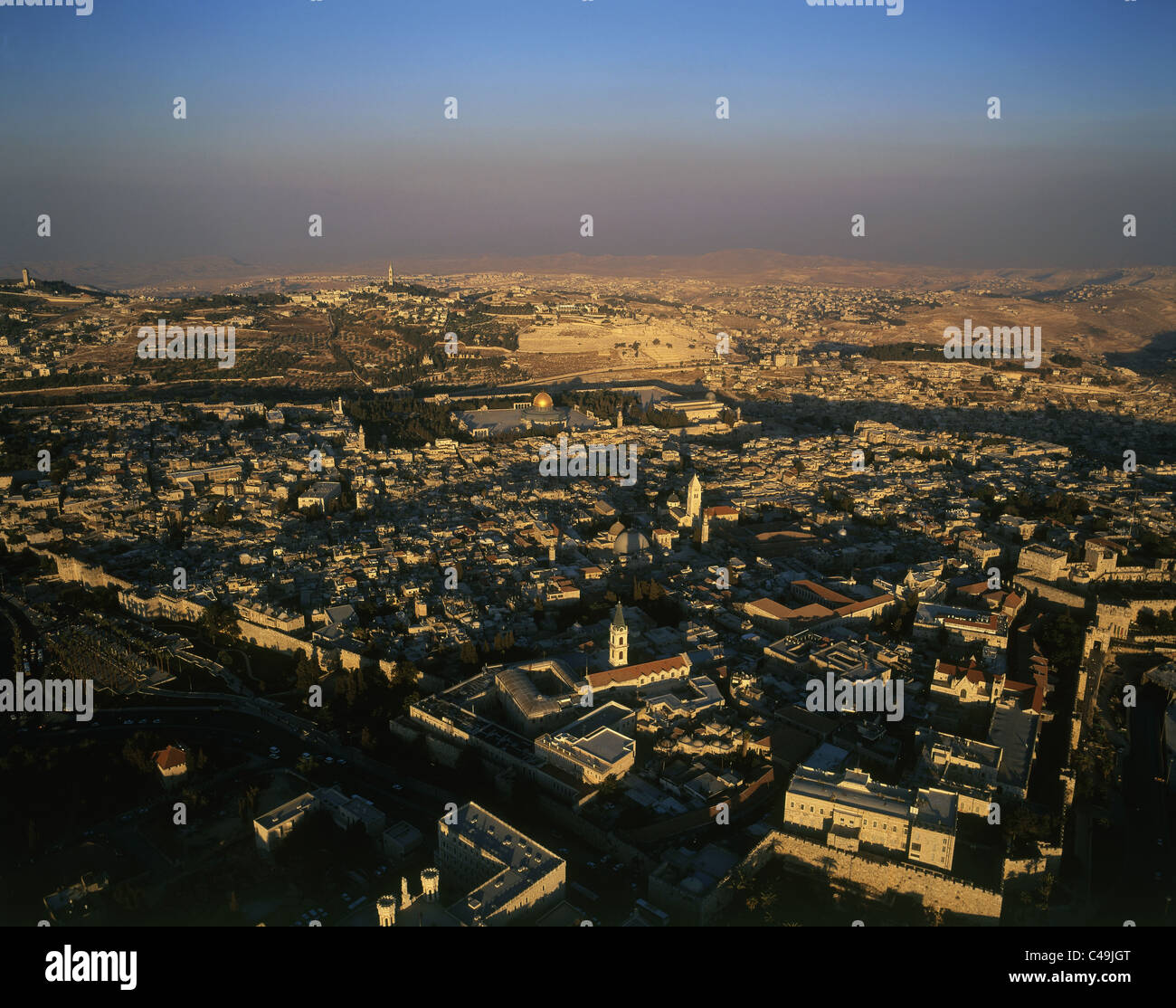 Aerial photograph of the old city of Jerusalem Stock Photo - Alamy