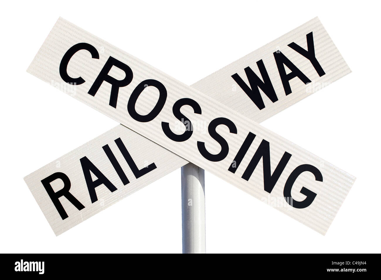 Railway crossing sign hi-res stock photography and images - Alamy