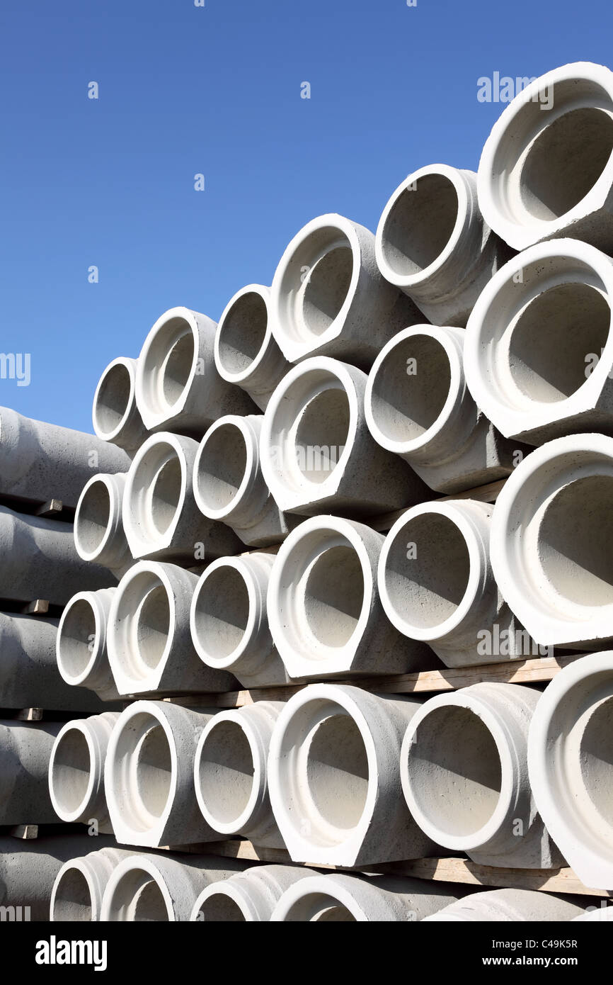 Concrete drainage pipes in hi-res stock photography and images - Alamy