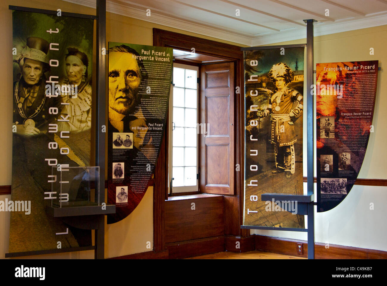 Historic Maison Tsawenhohi house museum signs tell family story of ...