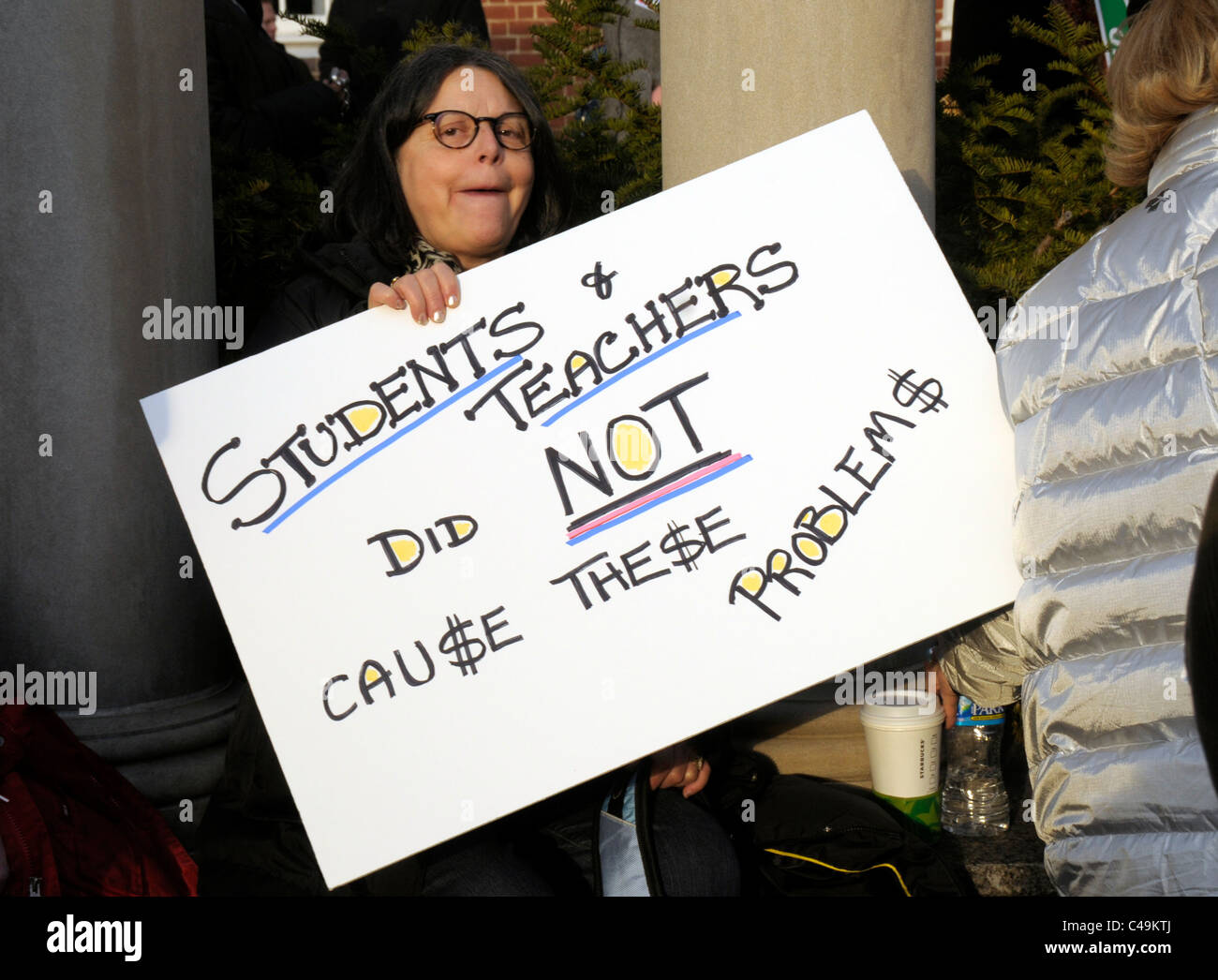 Pro Union protest in Annapolis, Maryland Stock Photo - Alamy