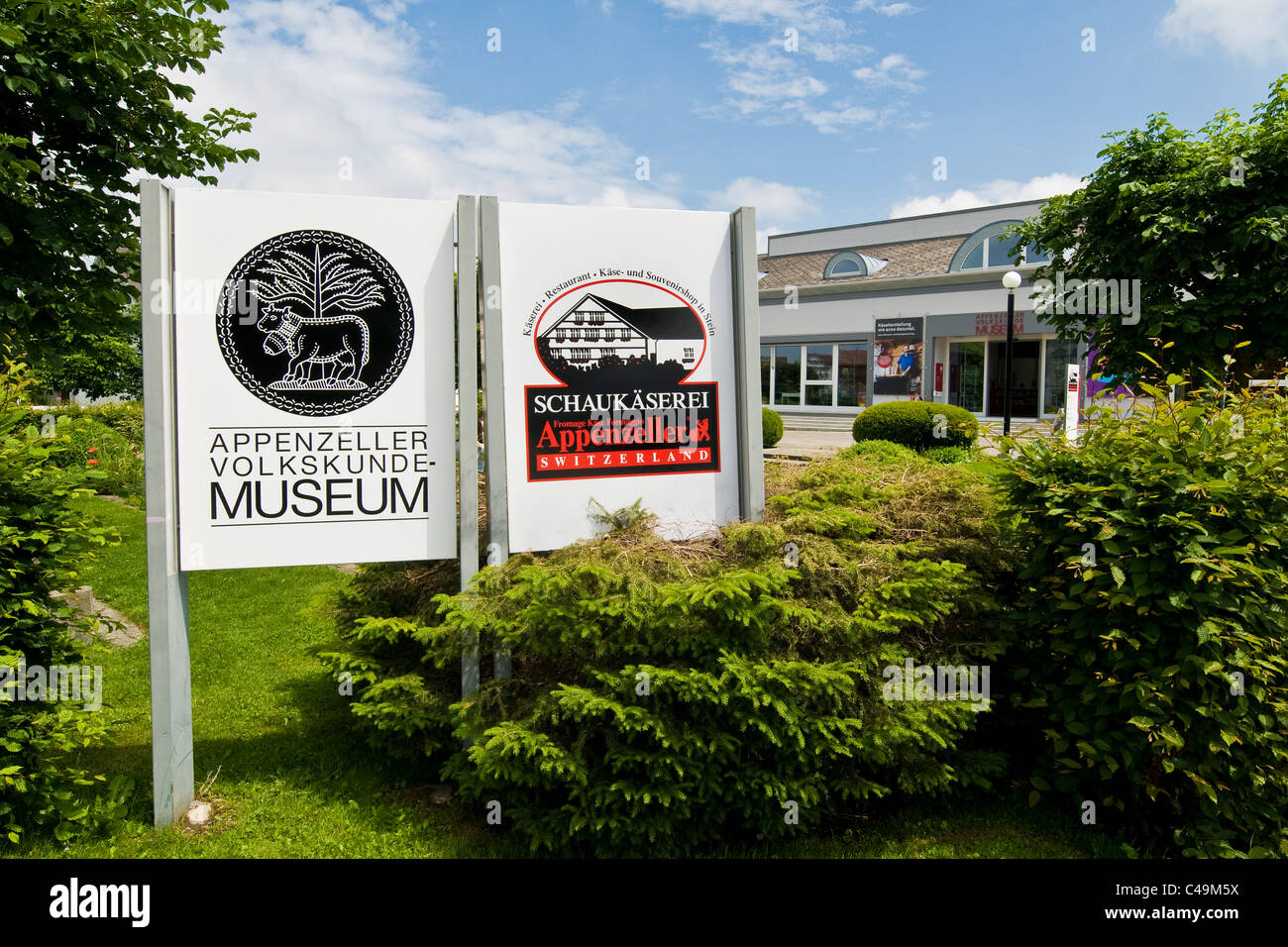 Appenzeller Vokskunde museum, Stein, Appenzell, Switzerland Stock Photo ...