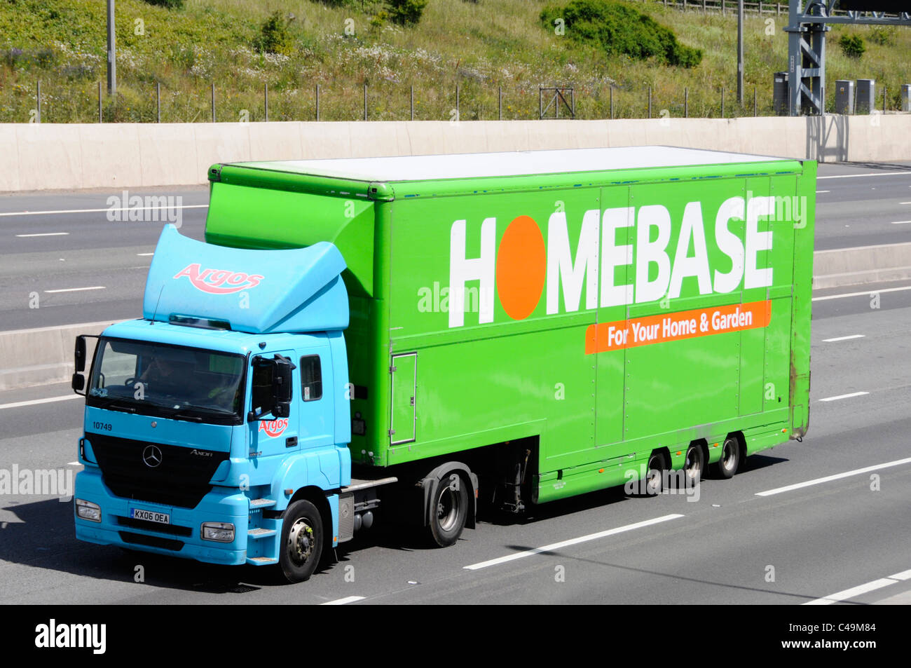 Argos lorry and Homebase trailer both companies part of "Home Retail ...