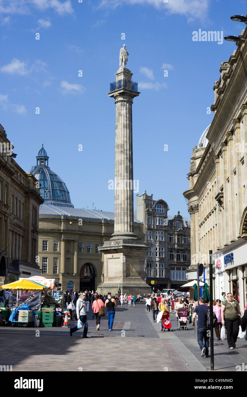 Newcastle city centre attractions Tyne and Wear england Stock Photo - Alamy