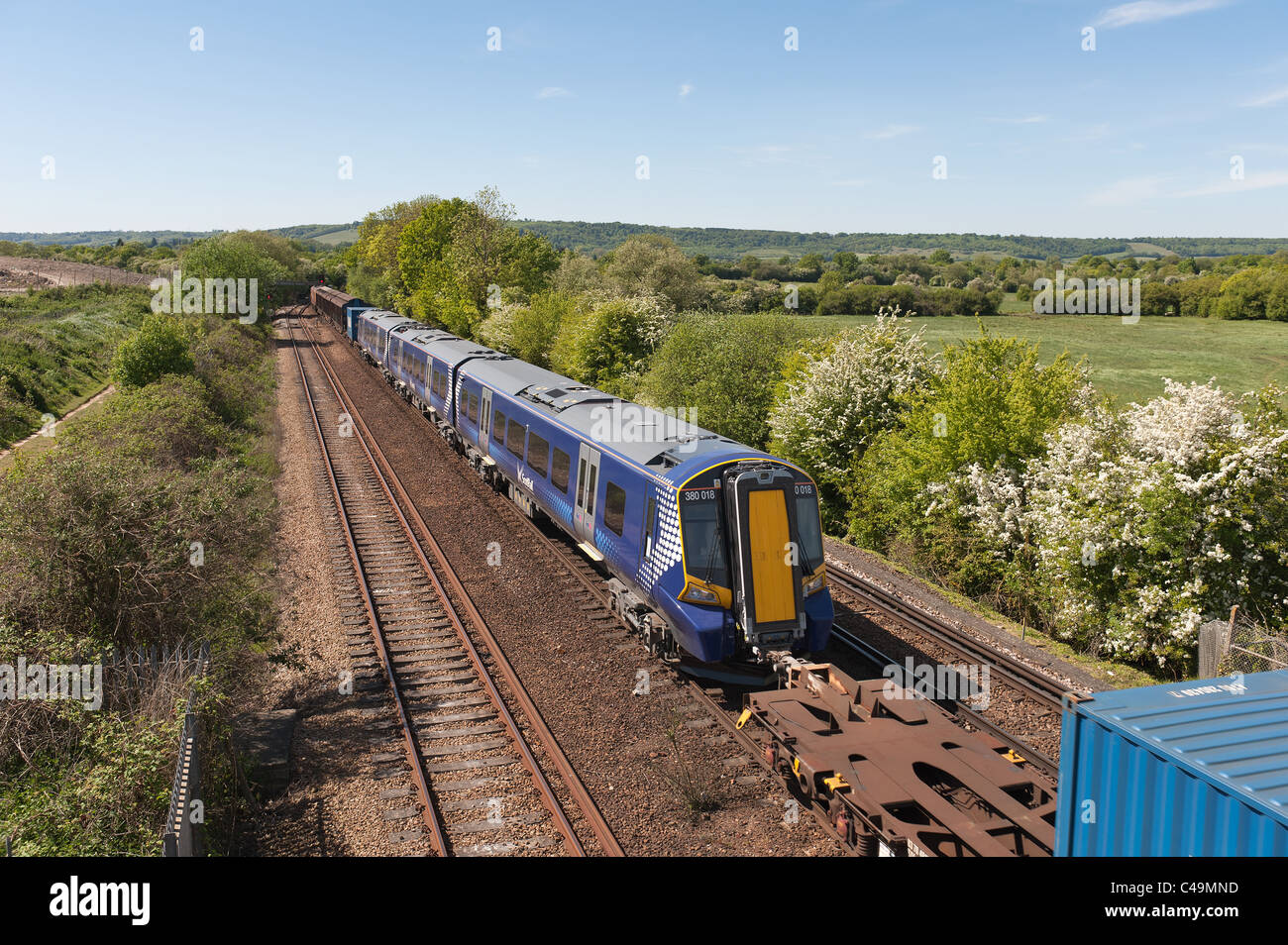 Rail freight transport Train spotting Class 92 No. 92001 'Victor Hugo ...