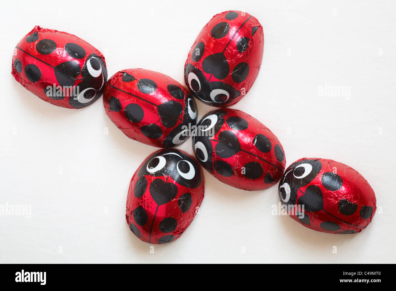Chocolate ladybirds hi-res stock photography and images - Alamy