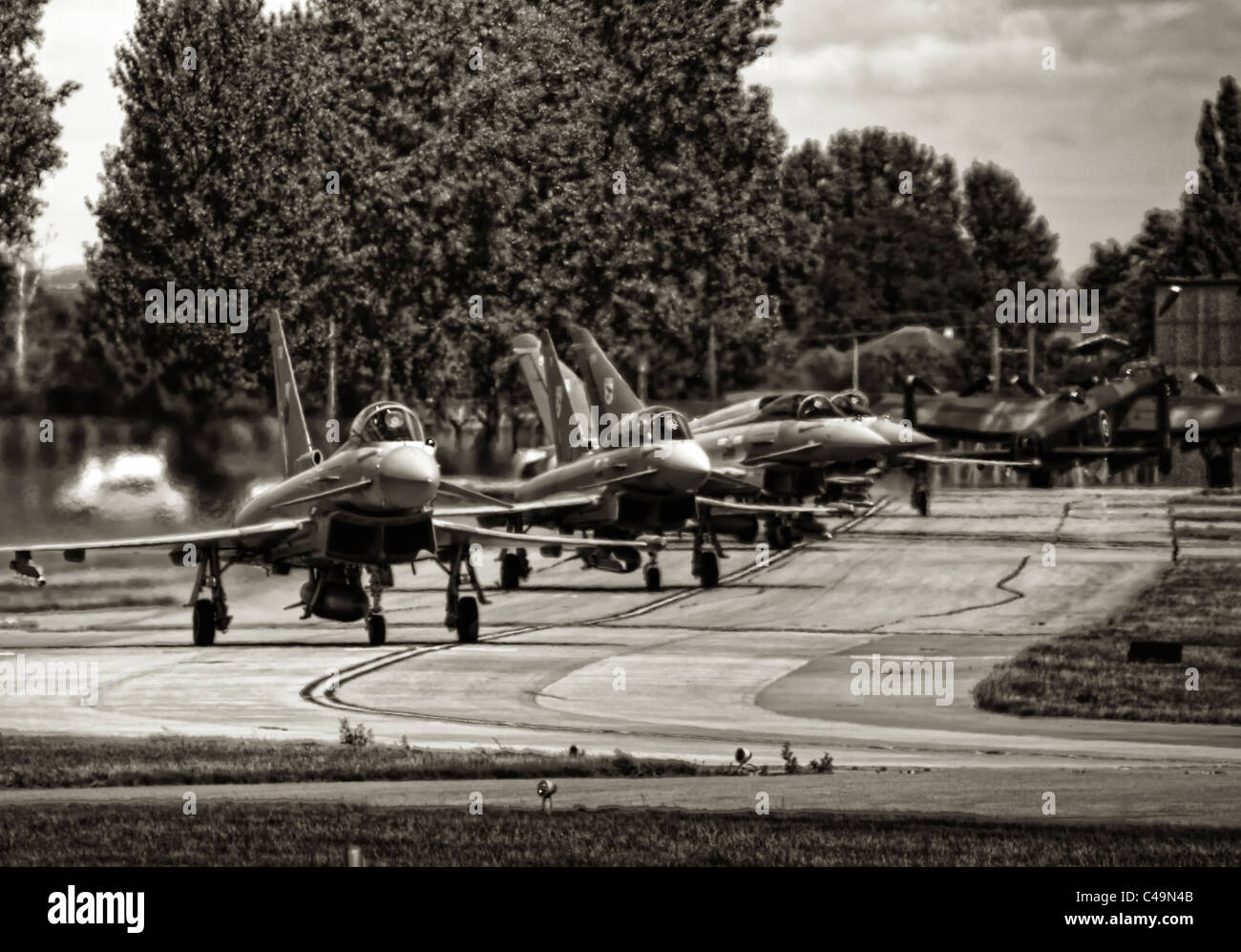 Formation of raf typhoons hi-res stock photography and images - Alamy