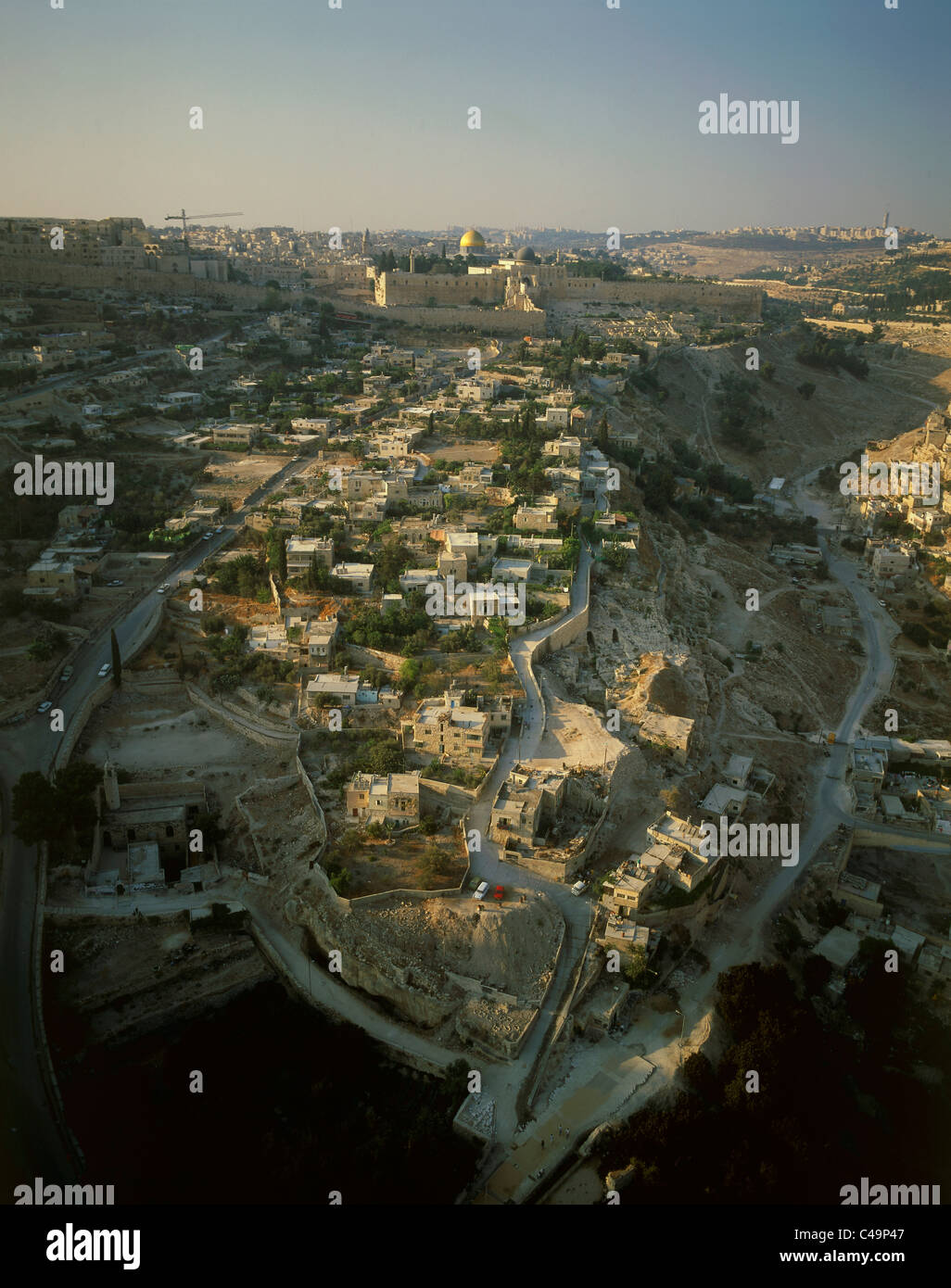 Aerial view biblical city david hi-res stock photography and images - Alamy