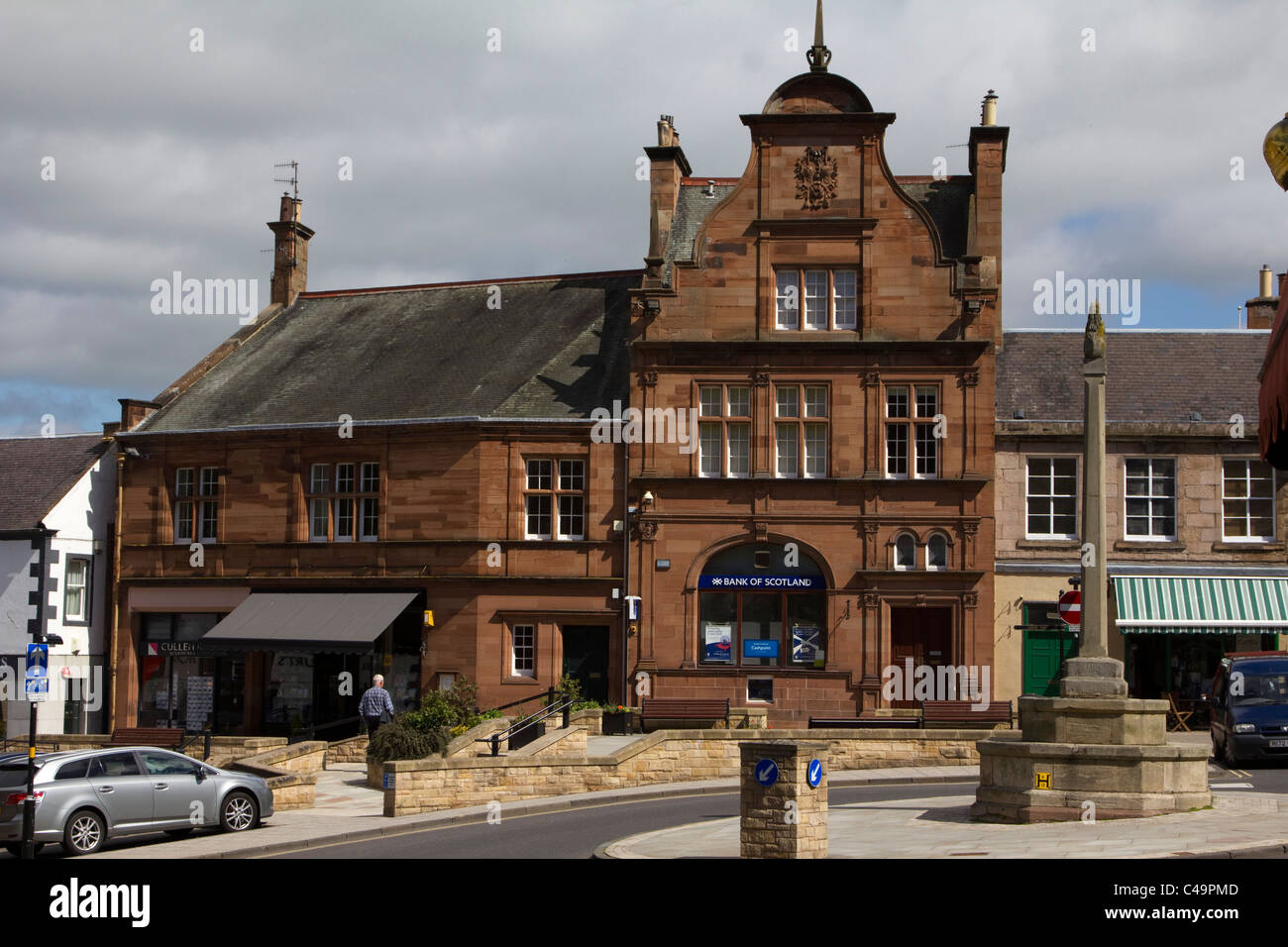 Melrose town scottish borders hi-res stock photography and images - Alamy