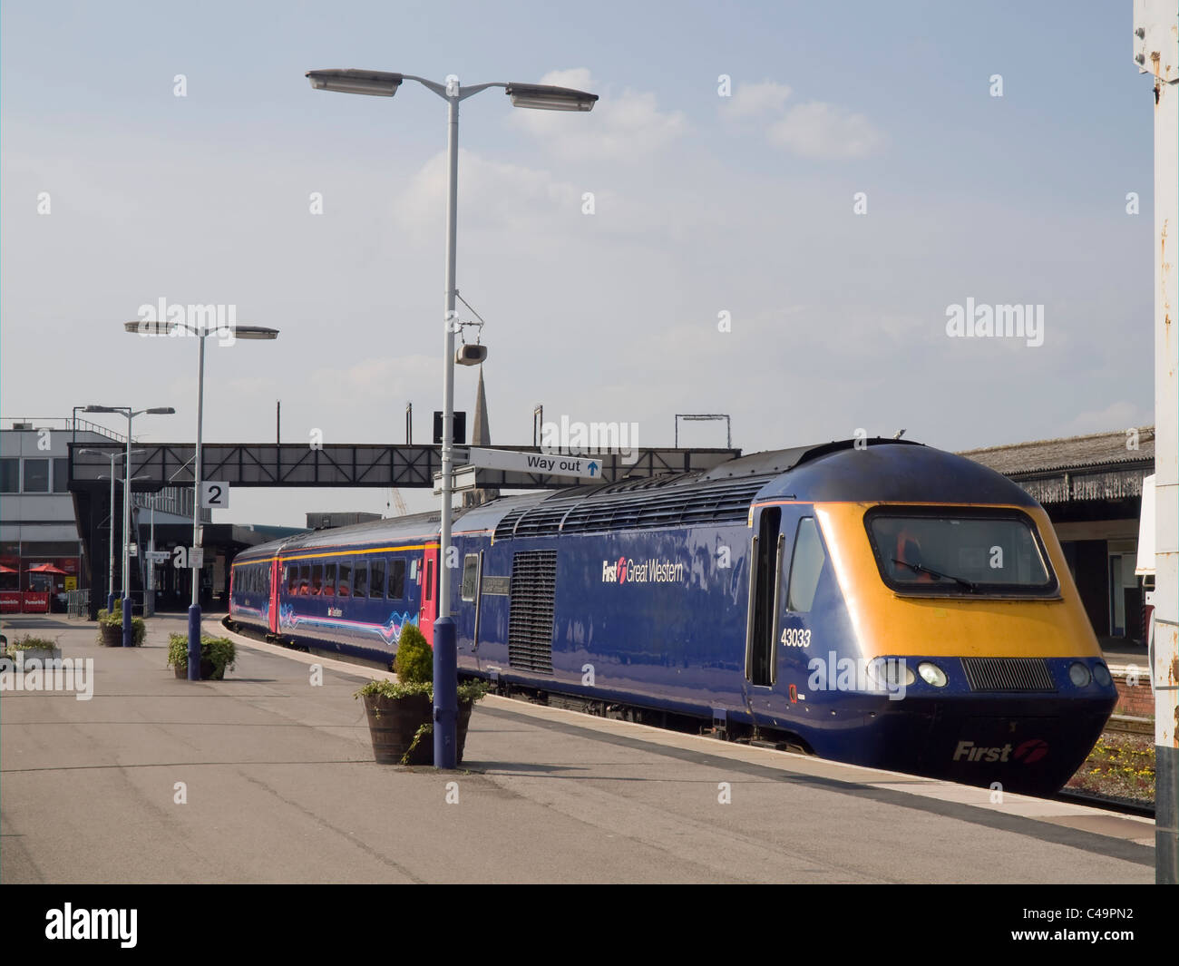 High Speed Train car 43033 'Driver Brian Cooper' in First Great Western ...