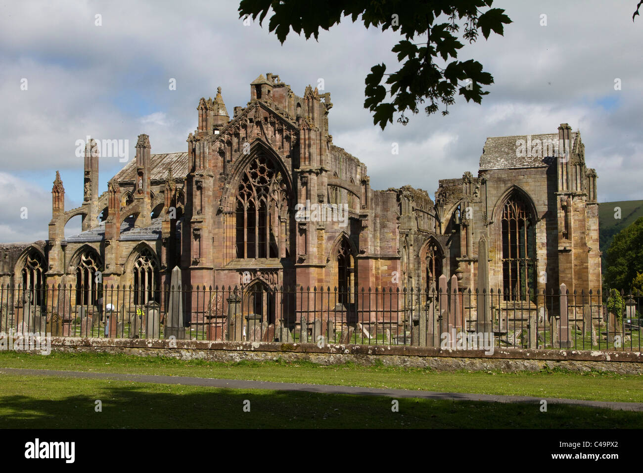 Melrose castle scotland hi-res stock photography and images - Alamy