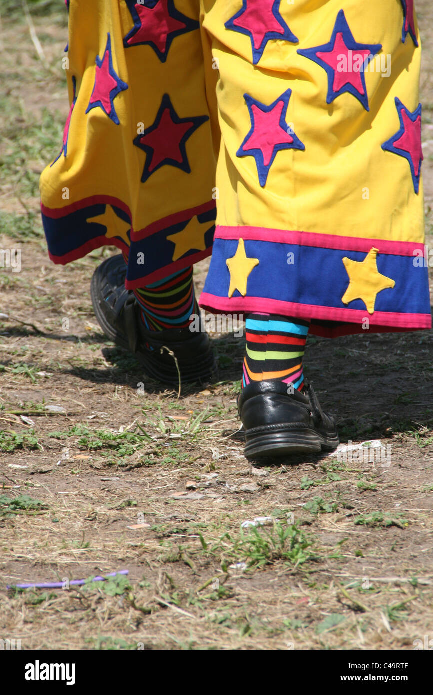 detail of clown in rome italy Stock Photo - Alamy
