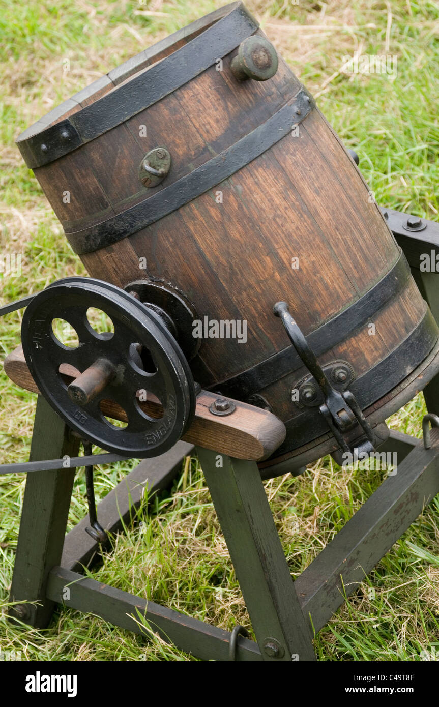 butter churn churns churning old vintage machine early old fashioned ...